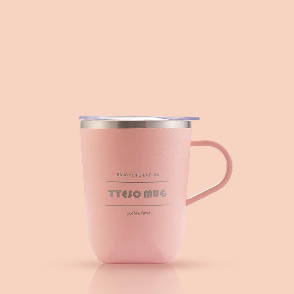 Tyeso 260ml/300ml Coffee Mug with Lid Vacuum Insulated Tumbler Stainle ...